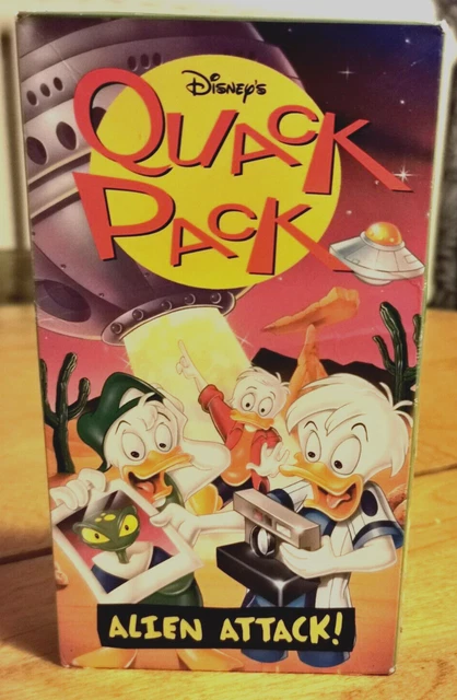VHS DISNEY'S QUACK Pack: Alien Attack (VHS, 1997) RARE TESTED Donald ...
