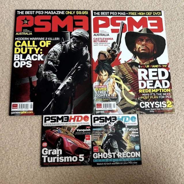 PSM3 AUSTRALIA MAGAZINE - Red Dead Redemption + COD 2010 DVD Included ...