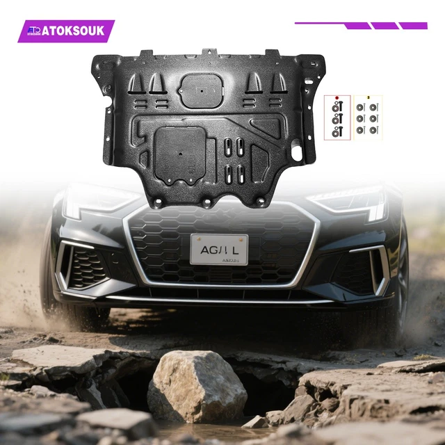 FRONT SKID PLATE For Audi A3L 2022-2024 Underbody Engine Splash Shield ...
