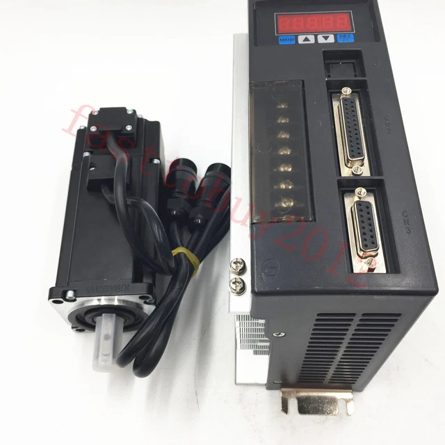 CNC SERVO MOTOR Driver Controller Kit 400W 1.26Nm 220V NEMA24 3000rpm ...