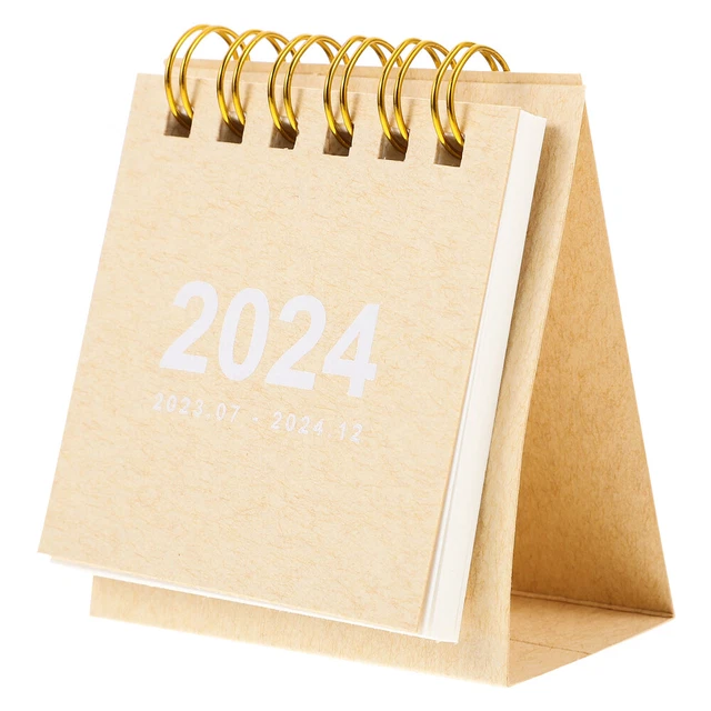 CALENDRIER MÉMO MENSUEL De Bureau 2024 Planification Étudiant EUR 4,99 ...