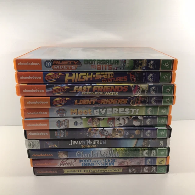 NICKELODEON DVD BULK Lot x 11 Rusty Rivets + Paw Patrol + Blaze ...