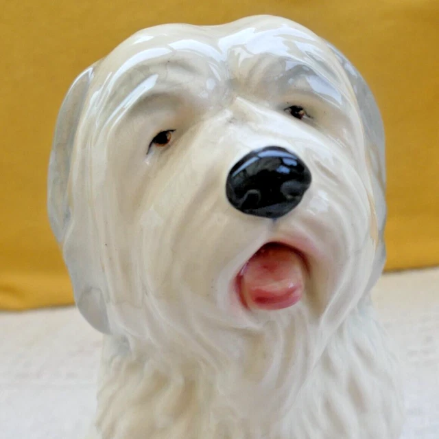 VINTAGE 1960,S OLD English Sheepdog Dulux Dog Figure - Kingston Pottery ...
