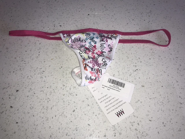 WICKED WEASEL BIKINI Micro Thong Knickers Wicked Wishes New With Tags ...