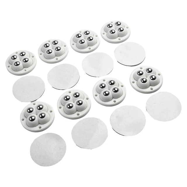 ROULEAUX DE MEUBLES rouleaux billes en acier roulettes de meubles pi ...