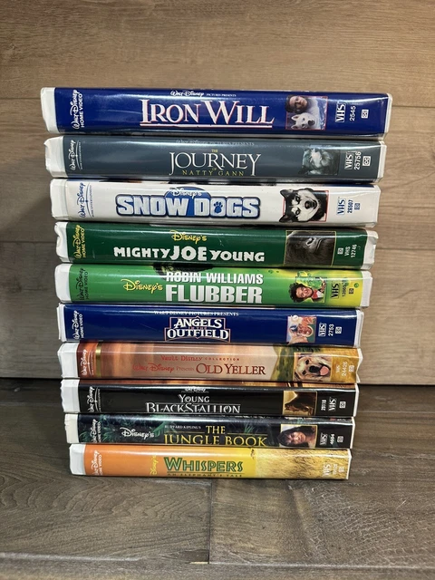 LOT OF 10 Walt Disney VHS Movies - Live Action. Not Animated, Tested ...