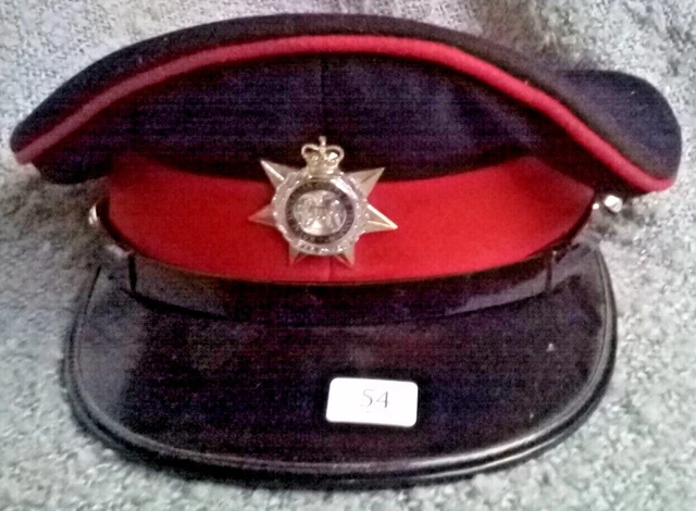 MILITARY OFFICERS PEAKED Cap Australian Original Size 6 7/8 Corps ...