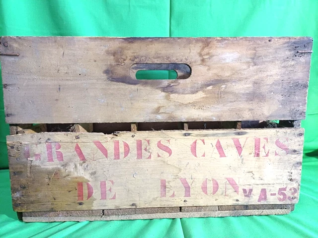 CAISSE A VIN En Bois Grandes Caves De Lyon Rangement 10 Bouteilles ...