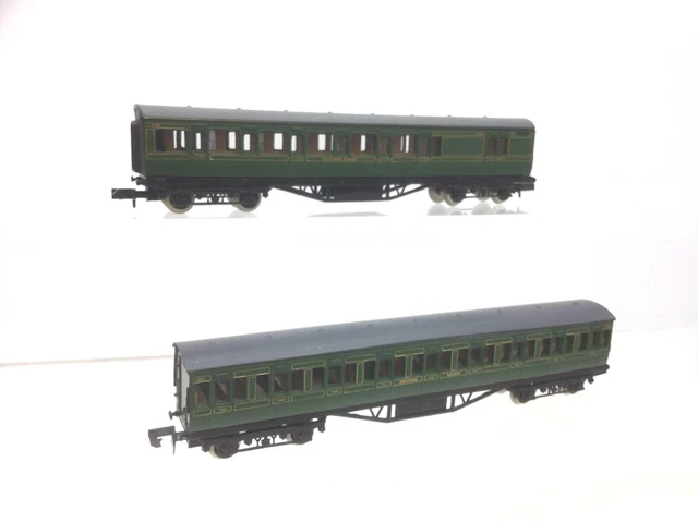 GRAHAM FARISH N Gauge SR Green Suburban/Mainline Coach 7283/2763 £30.00 ...