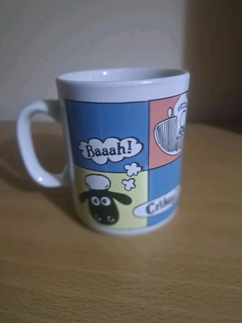 WALLACE & GROMIT, Wendoline & Shaun the Sheep Mug A Close Shave Aardman ...