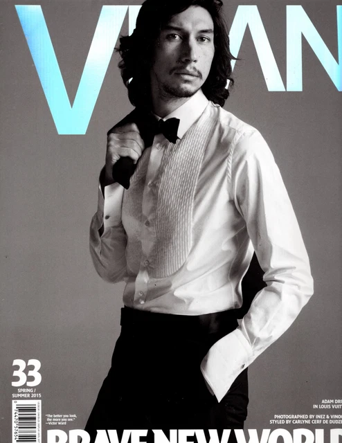 VMAN REVUE PRINTEMPS/ÉTÉ 2015 Adam Conducteur Star Wars Shirtless Brave ...