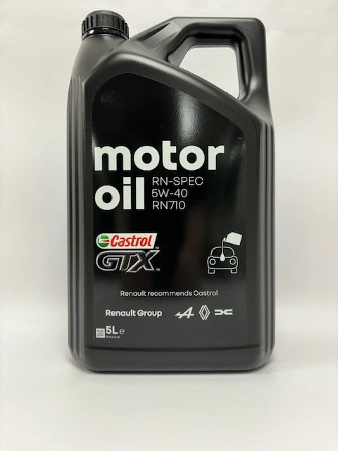 RENAULT (GENUINE OE) Castrol GTX Motor Engine Oil SAE 5W40 RN710 5L £42 ...