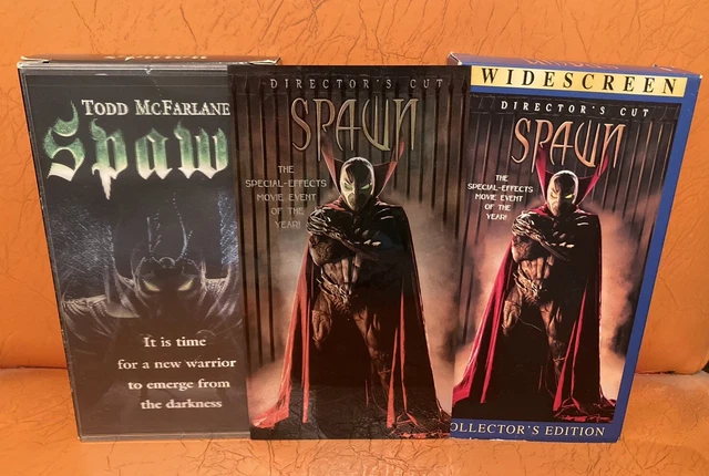 SPAWN MOVIE VHS Video Lot Director's Cut Card 1997 Todd McFarlane R Rated Horror £13.93 ...