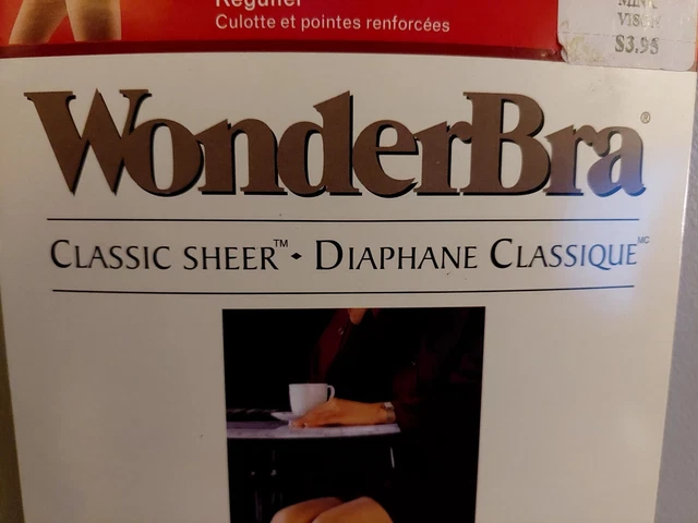 VINTAGE PANTYHOSE WONDERBRA Classic Sheer Color Mink size C BDR2 $17.91 ...