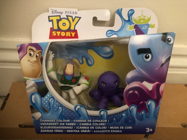 DISNEY PIXAR TOY Story Colour changer Buzz and Stretch age 3+ New £25. ...