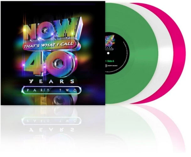NOW THAT'S WHAT I Call 40 Years - Part 2 Coloured Vinyl 3LP Vinyl Set £ ...