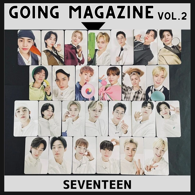 SEVENTEEN PHOTO CARD GOING Magazine Vol.2 2023 Photo Card SVT photocard ...