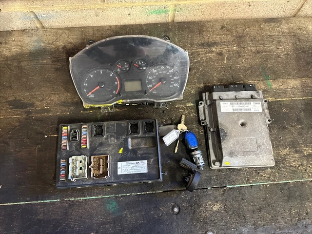 FORD TRANSIT MK7 ECU 6C11-12A650-AK 2.4 TDCI ENGINE CONTROL UNIT KIT ecu Set £200.00 - PicClick UK