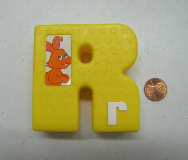 VINTAGE SESAME STREET LETTER X Jim Henson Tyco 3" TEXTURED ALPHABET ...