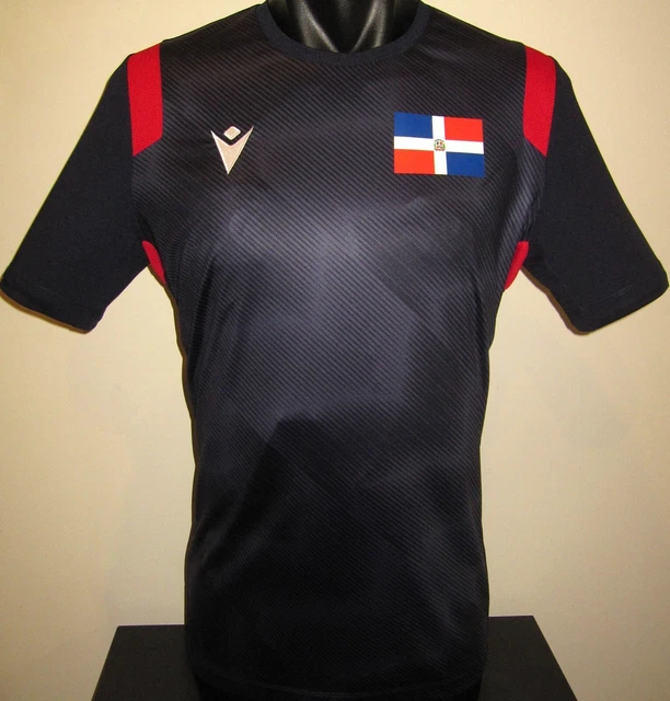 DOMINICAN REPUBLIC NATIONAL Team Macron Home 2024 Football Shirt Jersey ...