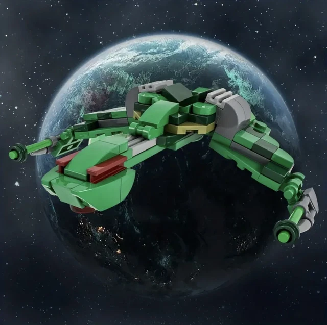 STAR TREK KLINGON Raptor Model Spaceship Building Blocks Bricks Set UK ...