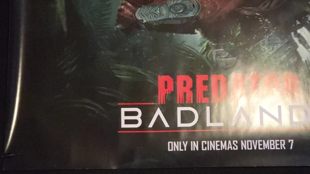 PREDATOR BADLANDS ORIGINAL Cinema Quad Poster £10.80 - PicClick UK