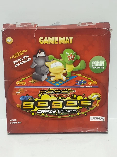 GOGOS CRAZY BONES Vintage Play Mat In Original Box Very Rare Hard To ...