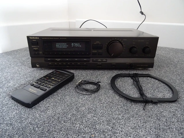 TECHNICS SA-GX100L RICEVITORE stereo Amplificatore Ingresso Phono PLUS ...