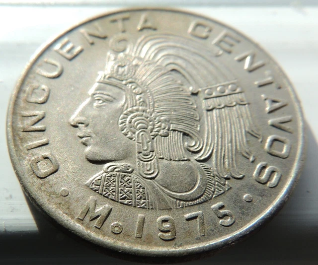 1975 MEXICO CINCUENTA 50 Centavos Estados Unidos Mexicanos Coin £1.74 ...