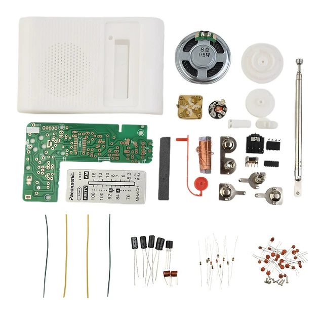 RADIO FM MODULE DIY Kits sans Fil Récepteur Écran Électronique Apprentissage Kit EUR 18,82 ...
