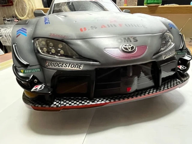 TAMIYA 1/10 TOYOTA GR Supra auTOM's Painted Body Only LED Light RC £148 ...