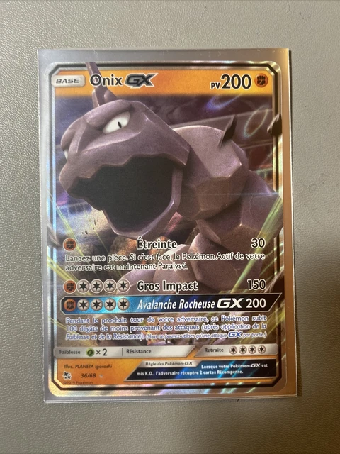 Carte PokÉmon Onix Gx 36 68 Fr Neuf Display Booster Pca Eur 35 00