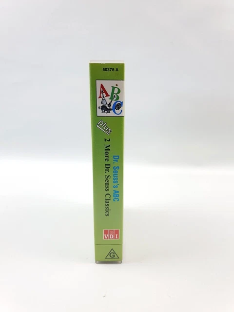 DR. SEUSS ABC I Can Read With My Eyes Shut VHS Tape Beginner Book Video ...