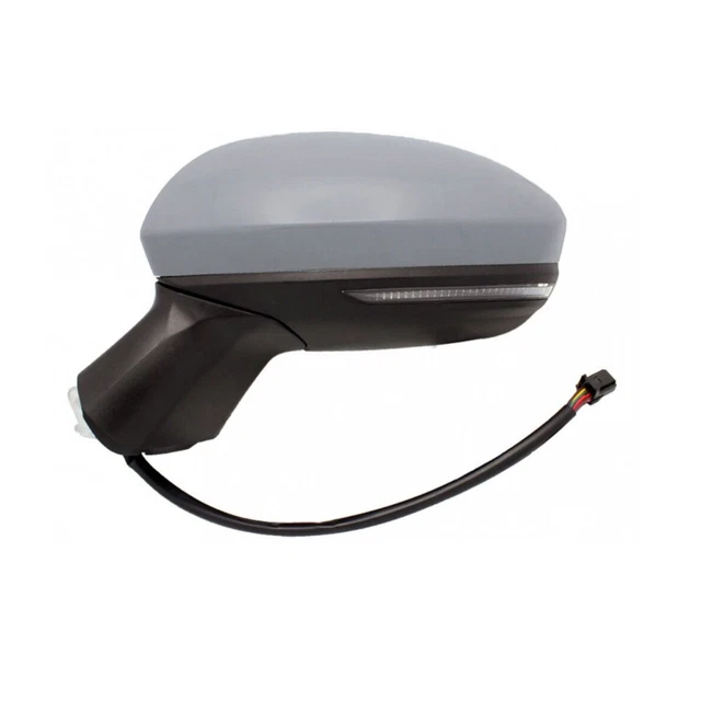 RENAULT CLIO MK5 2019-2024 Electric Powerfold Primed Door Wing Mirror ...