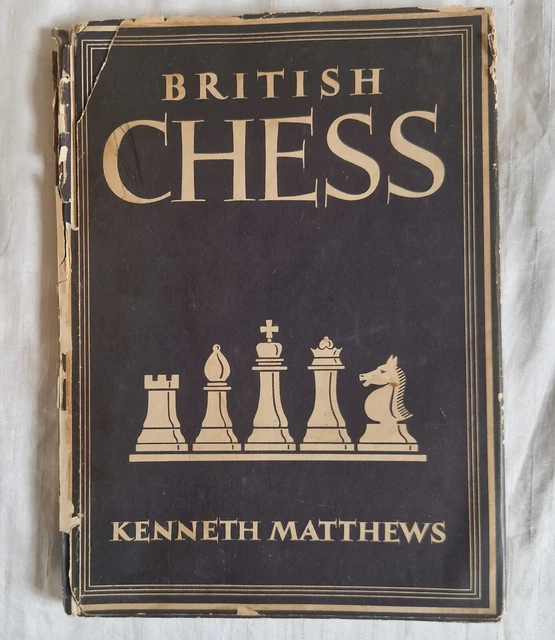 VINTAGE HB/DJ BRITISH Chess Kenneth Matthews Game Strategy Learn To ...