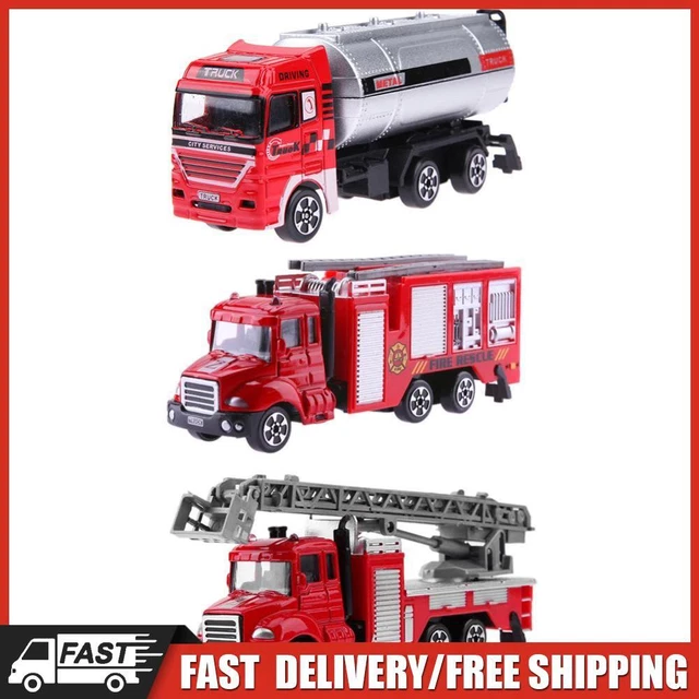 HIGH SIMULATION MINI Fire Model Alloy Vehicles Truck Toy Kids Gift £5. ...