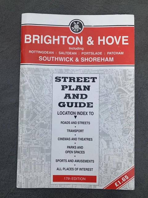 VINTAGE SP MAPS + STREET PLAN & GUIDE - Brighton & Hove Southwick ...