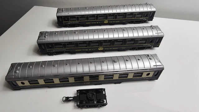 LOT 3 WAGONS Rames FOBBI Pour Train HO ( JOUEF, HORNBY) EUR 10,00 ...