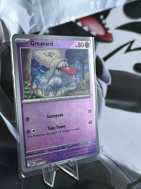 🔷 GREAVARD 065/132 🔷 Pokémon Mega Evolution 2025 - Reverse Holo Common ...