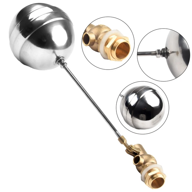 TANK LEVEL FLOAT Valve Suitable for Tap Water Pressure and Cold Water ...