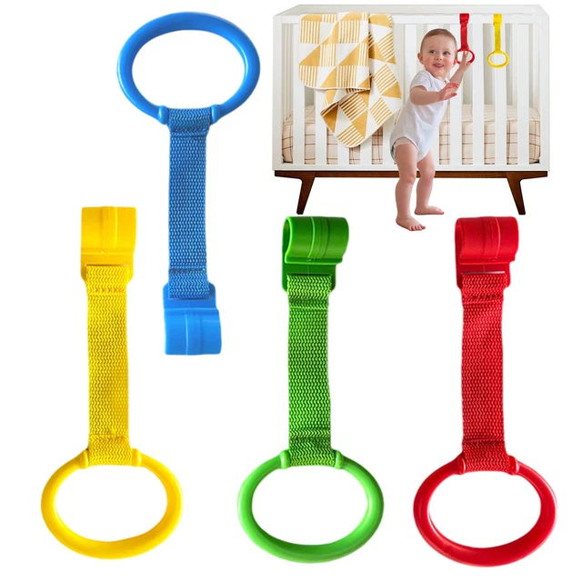 4 COLORS BABY Playpen Pull up Rings- Baby Crib Pull up Rings- Baby ...