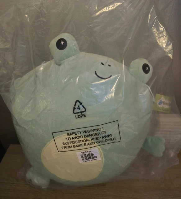 SMUZZIES PLUSH SOFT Toy Frog Squishmallow Inspired H20, W30, D33cm NEW ...