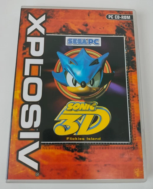 PC-CD SONIC 3D Classic Retro Windows 95/98 CD-ROM Game £2.99 - PicClick UK