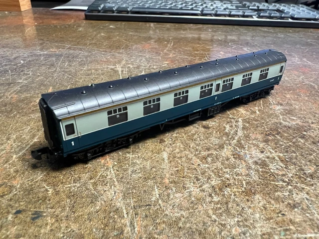 N GAUGE MK1 Blue Grey 1st class coach £37.12 - PicClick UK