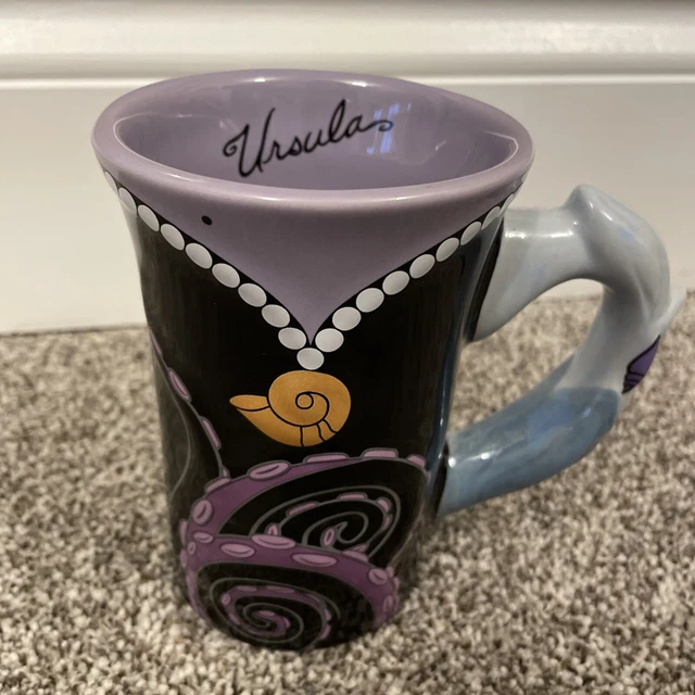 DISNEY PARKS THE Little Mermaid Ursula 3D Signature Dress Mug - Rare ...