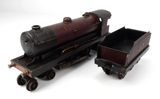 VINTAGE BOWMAN MODEL 234 live steam locomotive with LMS 13000 tender ...