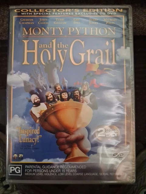 MONTY PYTHON AND the Holy Grail (DVD, 1974) 2 Disc Set Comedy New ...