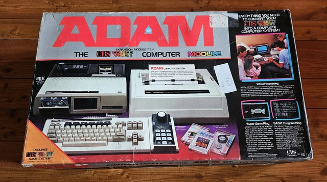RARE COLECO ADAM Cbs Colecovision computer expansion PAL Boxed - For ...