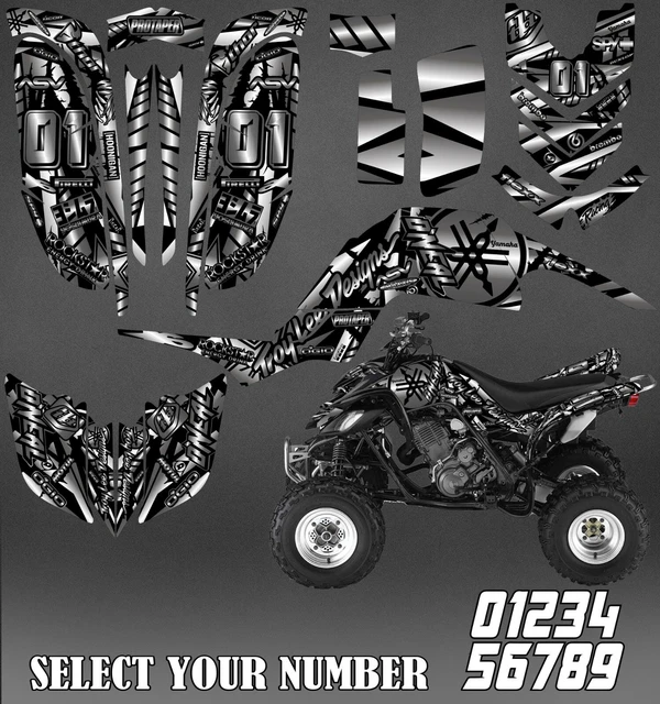 Yamaha Raptor R Replica Decals Orange Model Graphics Kit Stickers | My ...