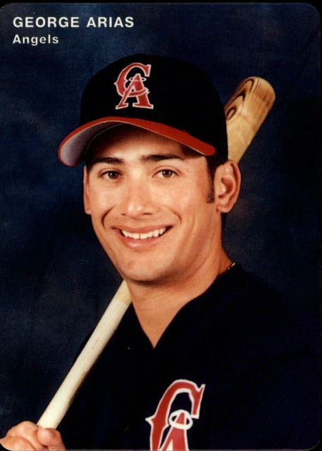 CARTE DE BASEBALL 1996 Angels Mother's Anaheim Angels #12 George Arias ...